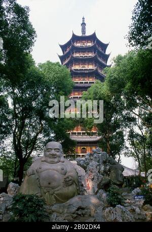 The octagonal North Temple Pagoda (Beisi Ta) is nine storeys and 76m ...
