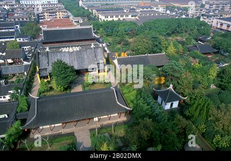 The octagonal North Temple Pagoda (Beisi Ta) is nine storeys and 76m ...