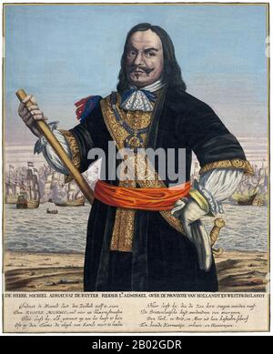 Michiel Adriaenszoon de Ruyter was a Dutch admiral and one of the most ...