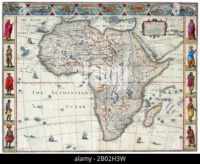 Map of the World, 1627, Speed, John Stock Photo - Alamy