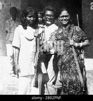 Bengali freedom fighters the Mukti Bahini assisted by Indian army ...