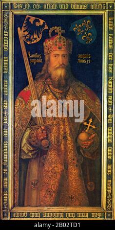 Paintings of Carolus Magnus Stock Photo - Alamy