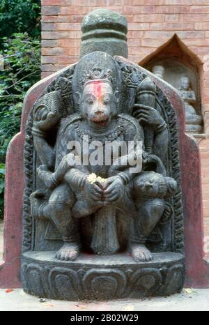 Narasimha avatar of Hindu God Narsingh Vishnu incarnation ; Kamnath ...