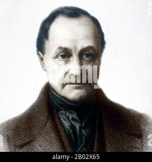 Auguste Comte, 1798 - 1857, French Philosopher Stock Photo: 178673548 ...