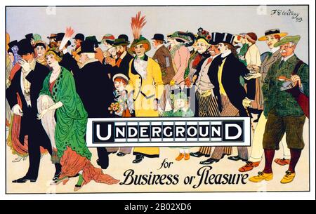 London Underground system opened in 1863-11 lines with 270 stations and ...
