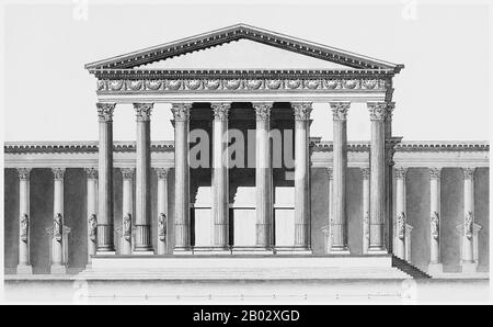 Palmyra Or Tadmur Ancient Aramaic Temple Ruins Of Ba'al From 1st to the ...