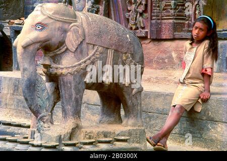 Licchavi statue of CHANGU NARAYAN at the CHANGU NARAYAN TEMPLE ...