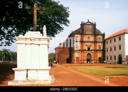Old Goa or Velha Goa was founded in the 15th century CE as a port on ...
