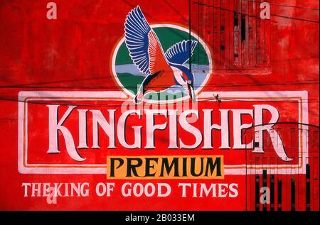 Kingfisher beer advertisement Goa India Stock Photo: 130610782 - Alamy