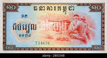 Bank notes from Cambodia, Cambodian Stock Photo - Alamy