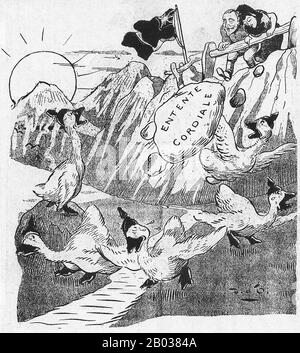 Entente Cordiale (1904), Anglo-French agreement which ended a number of ...