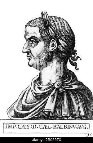 Balbinus (178-238), like his eventual co-emperor Pupienus, was a ...