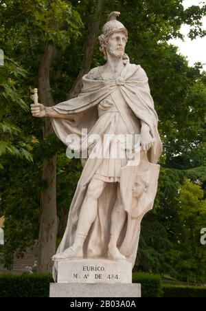 king Eurico statue. Euric, also known as Evaric, c. 420 – 28 December ...