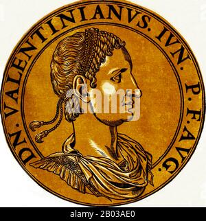Valentinian II., Roman Emperor Stock Photo - Alamy