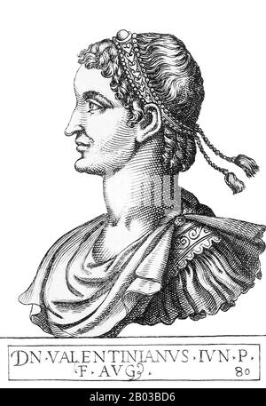 Valentinian II., Roman Emperor Stock Photo - Alamy