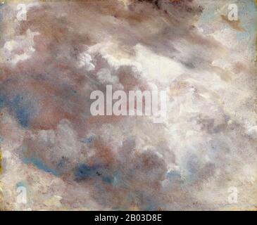 John Constable, Cloud study, painting, circa 1821 Stock Photo - Alamy
