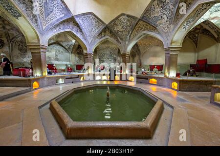 Old public baths of the Middle East and Silk Road in a historical ...
