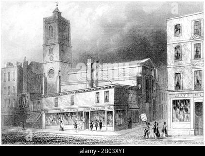 Church of St Dionis Backchurch, Fenchurch Street, City of London, 19th ...