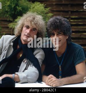 Lebanese-French schlager singer Ricky Shane gestures in his kiosk in ...