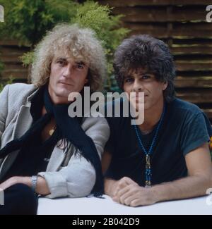 Lebanese-French schlager singer Ricky Shane (L) and his wife Gina in ...