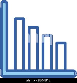 Isolated workflow bars line and fill style icon vector design Stock Vector Image & Art - Alamy