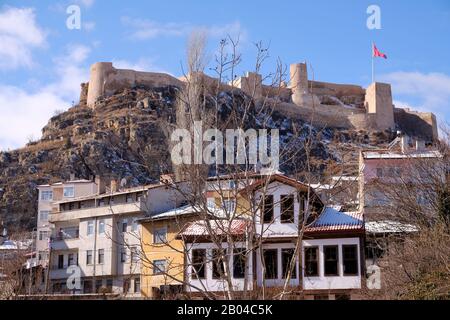 view of the historical castle from kastamonu city center Stock Photo ...