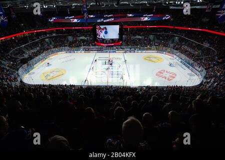 Mannheim, Germany. 18th Feb, 2020. Ice hockey: DEL, 46th matchday, main ...