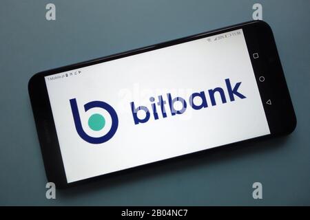 Bitbank cryptocurrency exchange logo on smartphone Stock Photo - Alamy