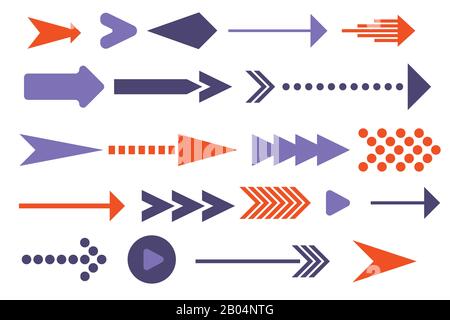 Arows Icon Vector. Flat icon isolated on the white background. Editable ...