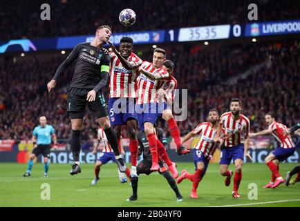 Atletico Madrid's Thomas Partey Stock Photo - Alamy