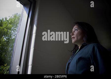 April 20, 2017: Crystal Munoz poses for portraits at FMC Carswell ...