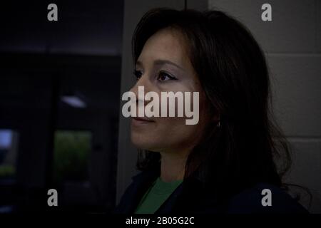 April 20, 2017: Crystal Munoz poses for portraits at FMC Carswell ...