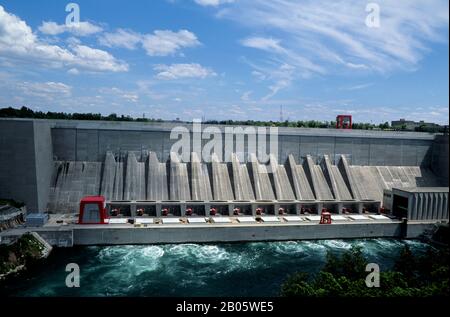 Robert Moses Niagara Power Plant, Niagara River, Niagara Falls, State ...