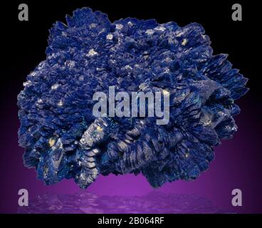 Azurite is a soft stone, named for its deep “azure blue” color. It is a ...