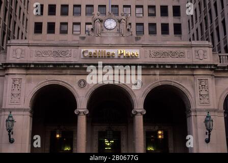 Cadillac Place, Detroit, MI, USA Stock Photo - Alamy