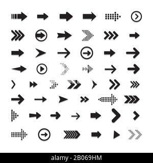 Set of vintage arrows and promotion badges illustration 003 Stock ...