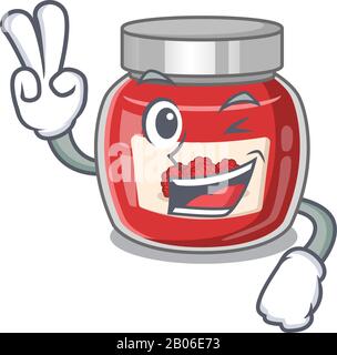 Two finger jam character cartoon style Stock Vector Image & Art - Alamy