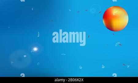 Great - new cosmos backgrounds. Illustration, wallpaper. Liquid hi-res ...