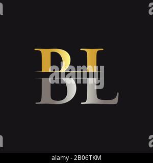 BL Letter Logo Design. Creative Modern BL Letters Icon Illustration ...