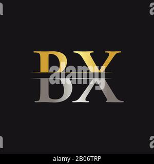 BX Letter Logo Design. Creative Modern BX Letters Icon Illustration ...