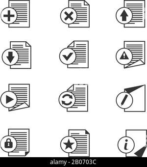 File Simple vector icon. Illustration symbol design template for web ...