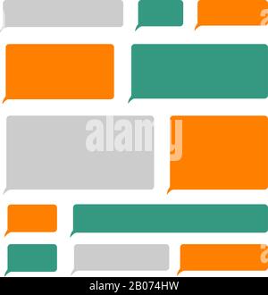 Speech bubble. Speak bubble text, chatting box Stock Vector Image & Art ...