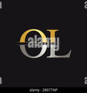 Initial Monogram Letter OL Logo Design Vector Template. OL Letter Logo Design Stock Vector Image ...