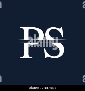 Initial Monogram Letter PS Logo Design Vector Template. PS Letter Logo ...