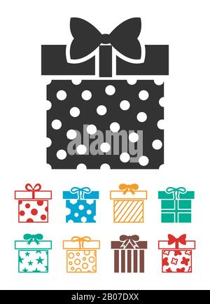 Christmas cake and present boxes set Stock Vector Image & Art - Alamy