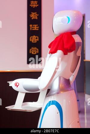 service robots in a Chinese restaurant, Germany Stock Photo - Alamy