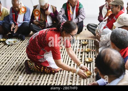 February 19, 2020, Guwahati, Assam, India: Mishing traditional food ...