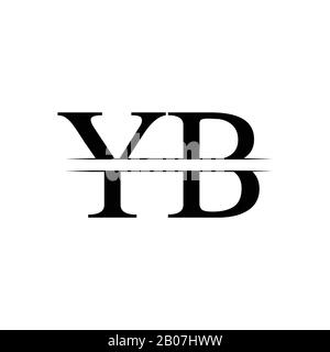 Initial YB Logo Design Vector Template. Creative Letter YB Business ...