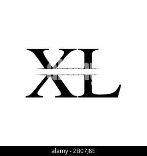 Creative letter XL Logo Design Vector Template. Initial Luxury Letter ...