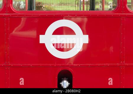 Vintage London Transport Bus Logo Stock Photo - Alamy